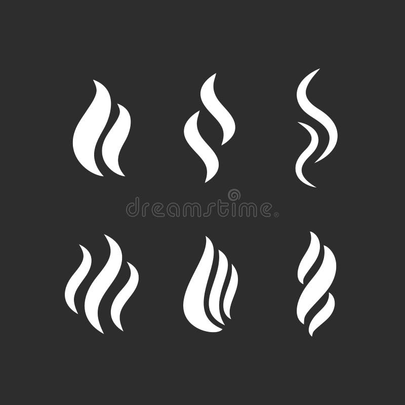 Smoke icon stock vector. Illustration of emission, clipart - 143947227