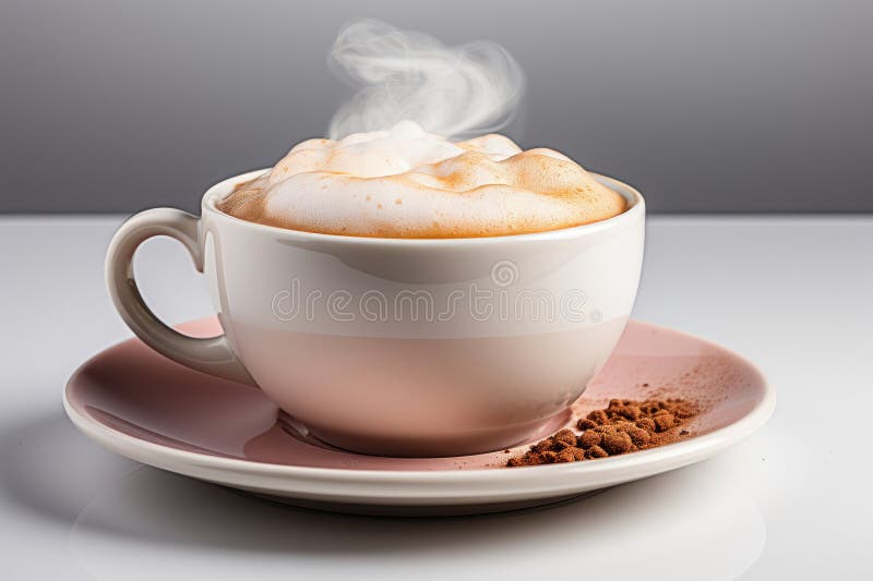A Hot and Steaming Cup of Coffee. Stock Illustration - Illustration of ...