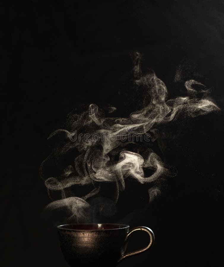 Hot steamy cup of tea stock photo. Image of shape, coffe - 236454050