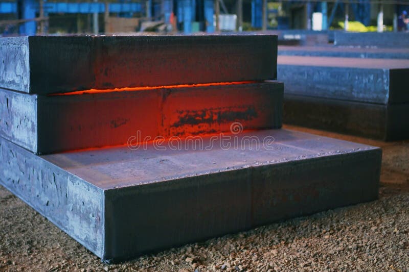 Molten Steel Slabs Stock Photos - Free & Royalty-Free Stock Photos from ...