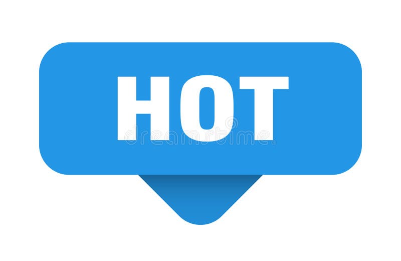 Hot Sticker. Hot Sign on Transparent Background Stock Vector ...