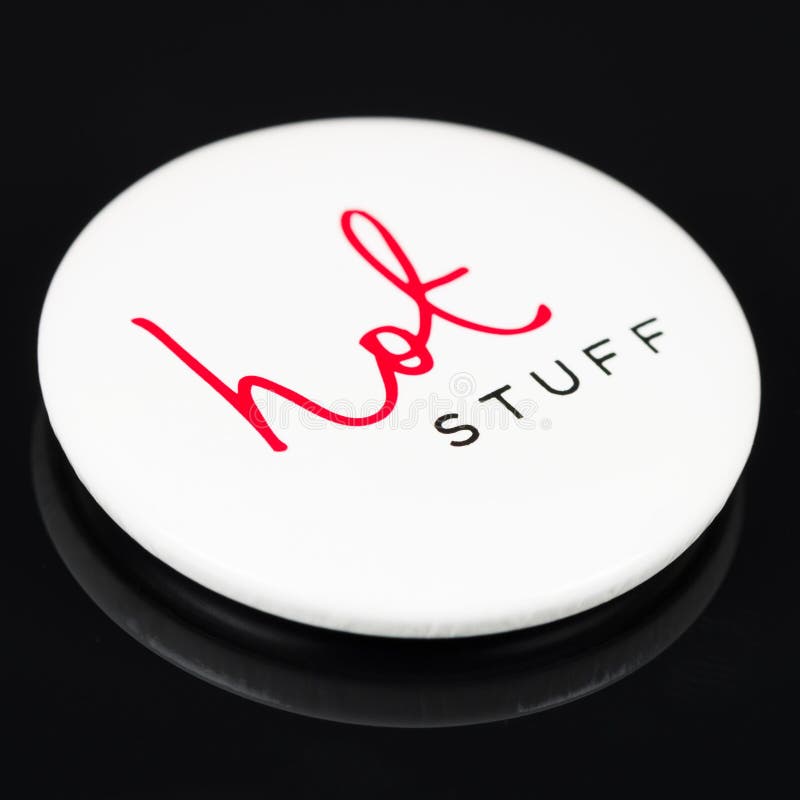 Hot Stuff Button stock image. Image of food, infographics - 40547731