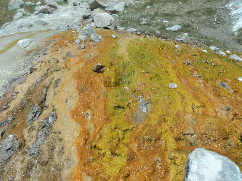 Hot sulphur spring stock photo. Image of sulfur, geyser - 86318630