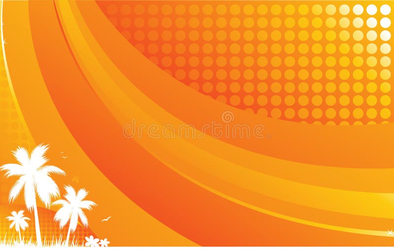 Hot summer background stock vector. Illustration of cloud - 14436854