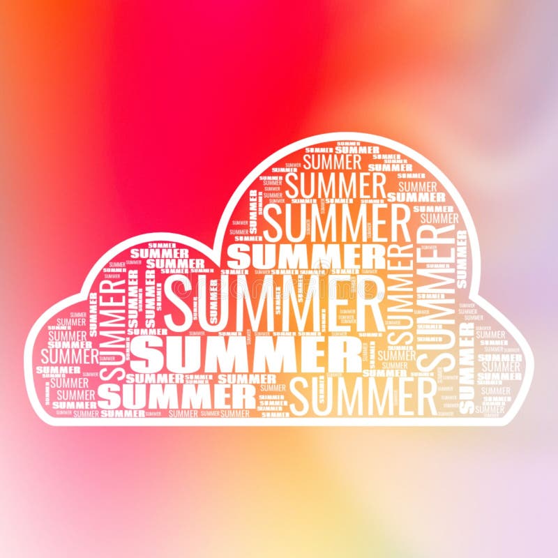 Hot Summer Cool Shapes stock illustration. Illustration of shap - 312433444