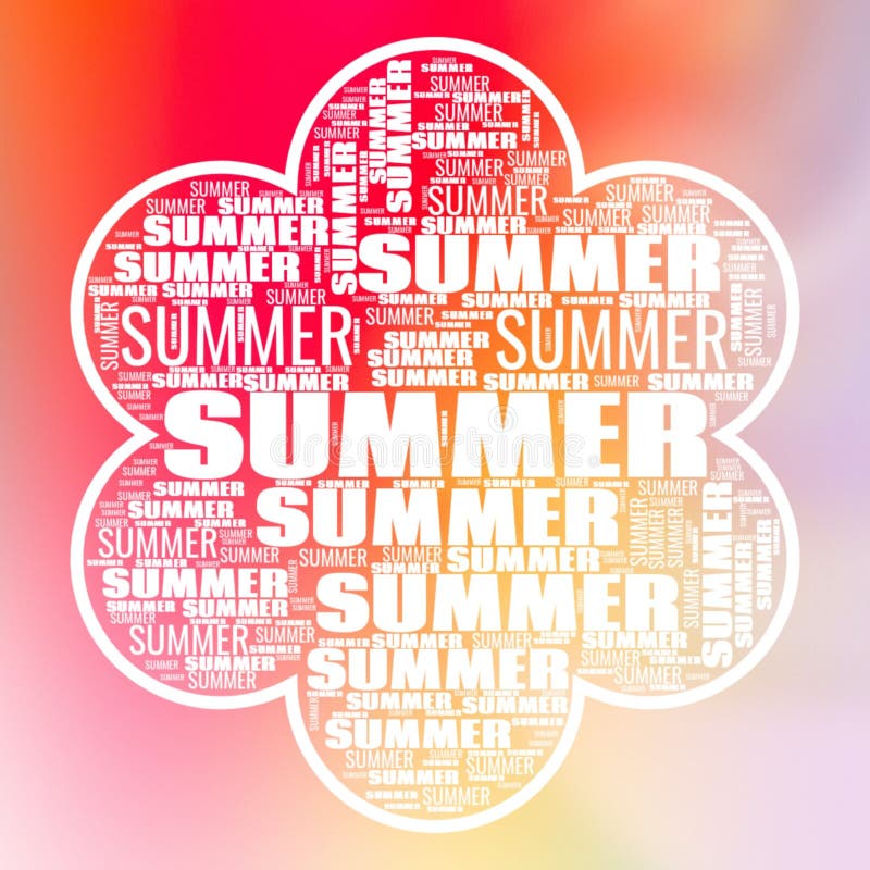 Hot Summer Cool Shapes stock illustration. Illustration of shap - 312433644