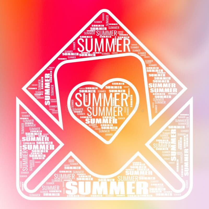 Hot Summer Cool Shapes stock illustration. Illustration of shapes - 312434136