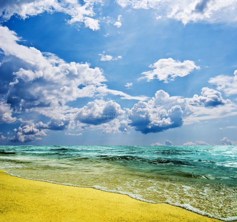 Hot summer day stock image. Image of ecology, coast, glow - 9733541