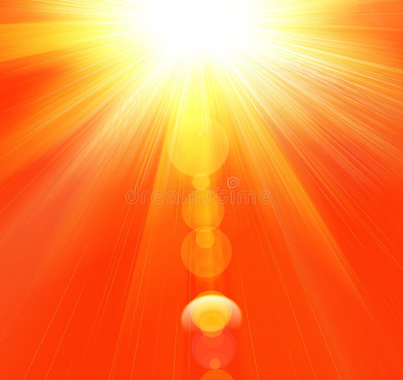 Hot summer rays stock illustration. Illustration of summer - 8500930