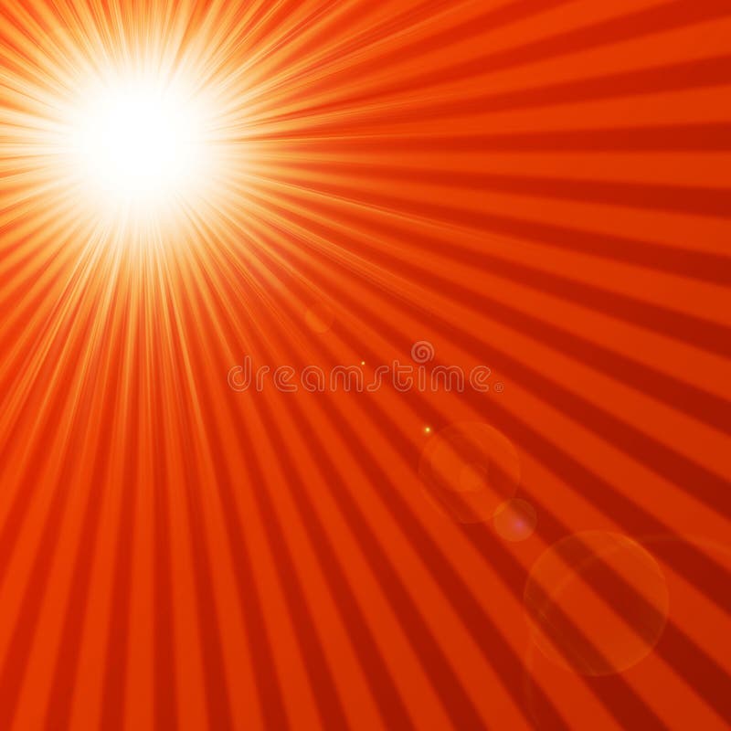 Hot summer sun stock illustration. Illustration of tropical - 4180917