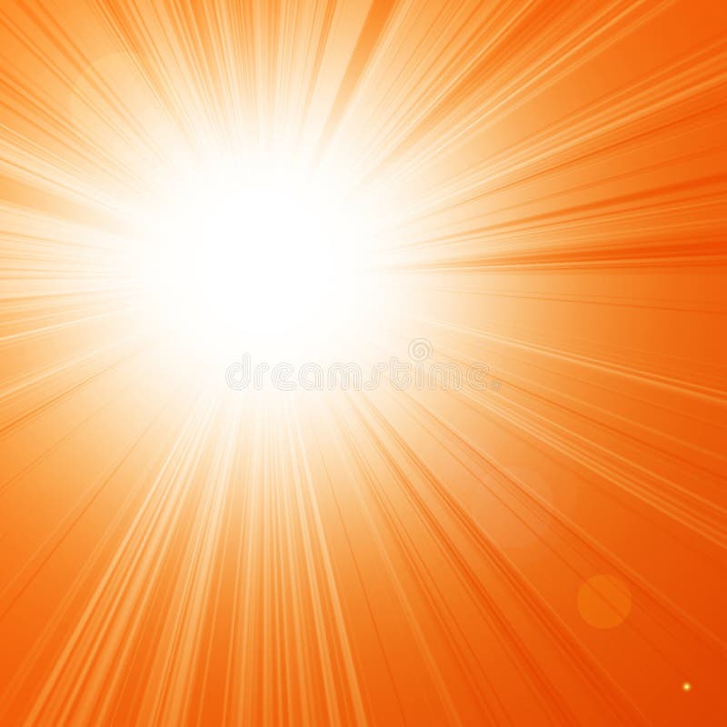 Hot summer sun stock illustration. Illustration of rays - 9121560
