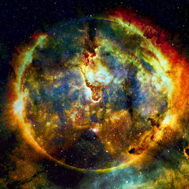 Hot Sun on a Background of the Nebula. Science Fiction Art. Stock Photo ... Hot Sun on a Background of the Nebula. Science Fiction Art. Stock Photo ...