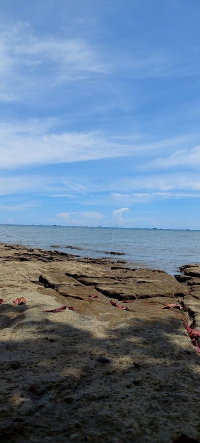 Hot Sun at Noon on the Beach Stock Photo - Image of ocean, coast: 268399272