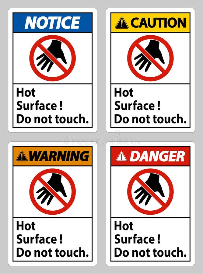 Do Not Touch Hot Stock Illustrations – 409 Do Not Touch Hot Stock ...