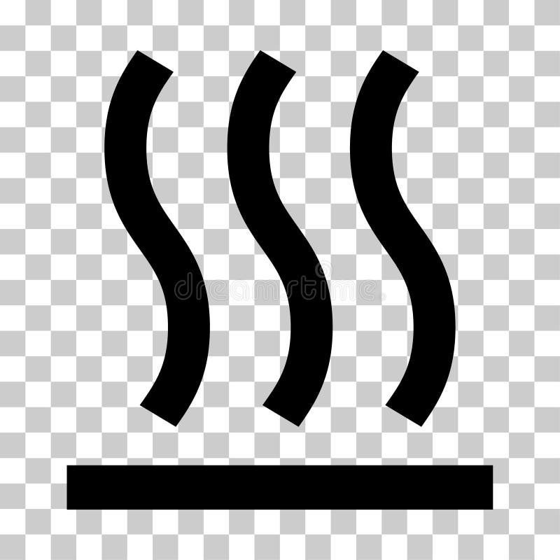 Hot Surface Icon, Safety Graphic Information Symbol, Risk Notice ...