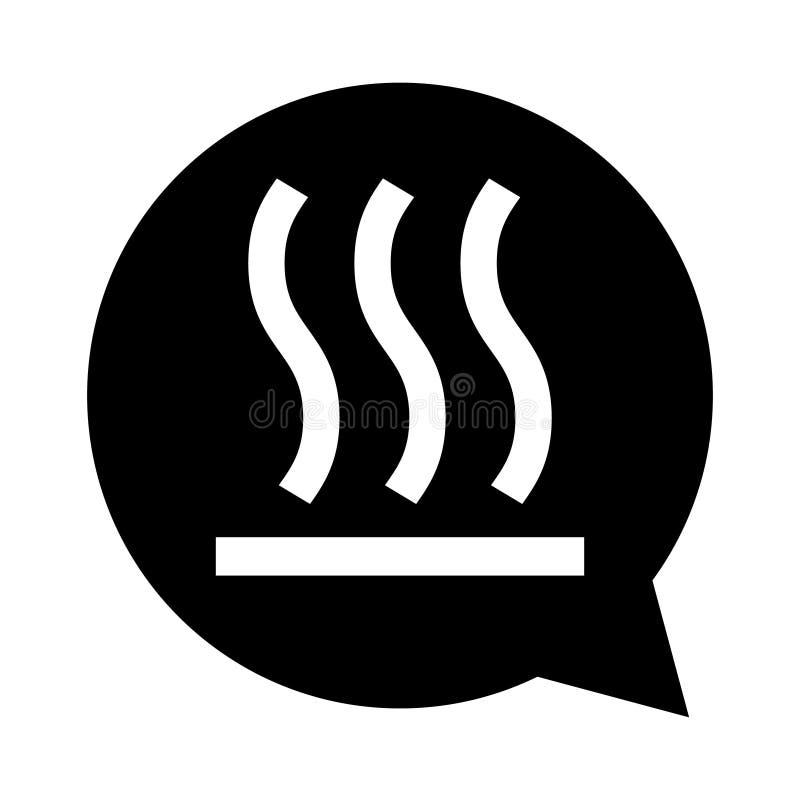 Hot Surface Icon, Safety Graphic Information Symbol, Risk Notice ...