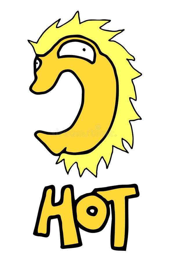 Hot symbol stock vector. Illustration of icon, design - 57107175