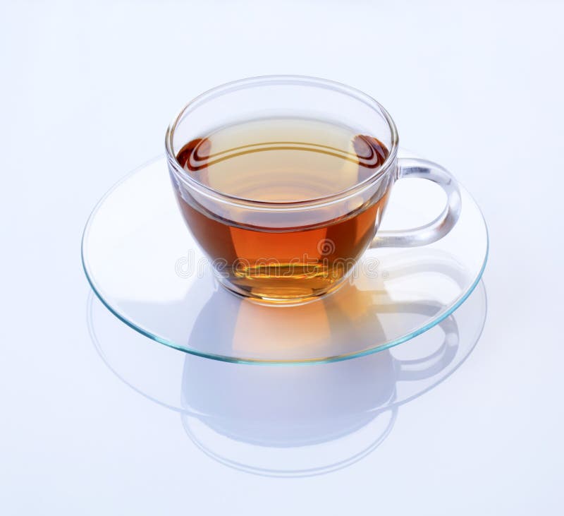 Hot tea stock photo. Image of beverage, glass, breakfast - 16184440