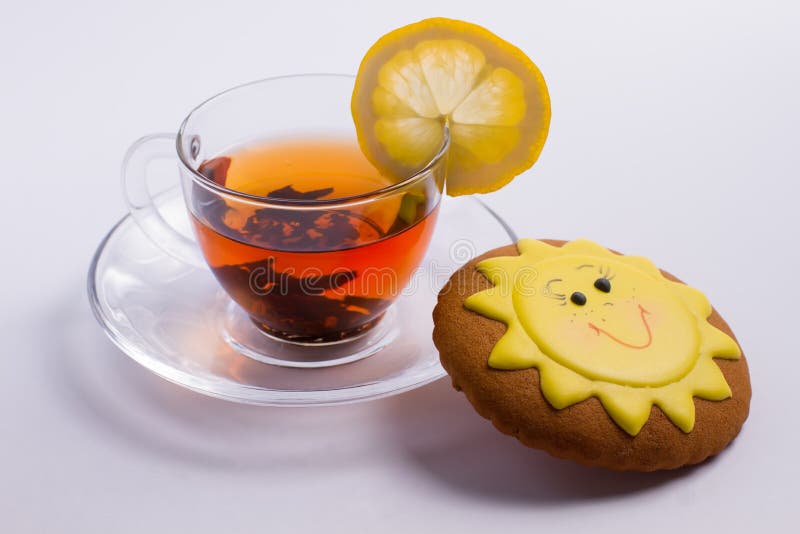 Hot tea and cookies stock photo. Image of flavor, dessert - 51777660