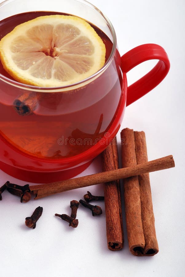 Hot tea with spices stock photo. Image of drink, celebration - 2973662
