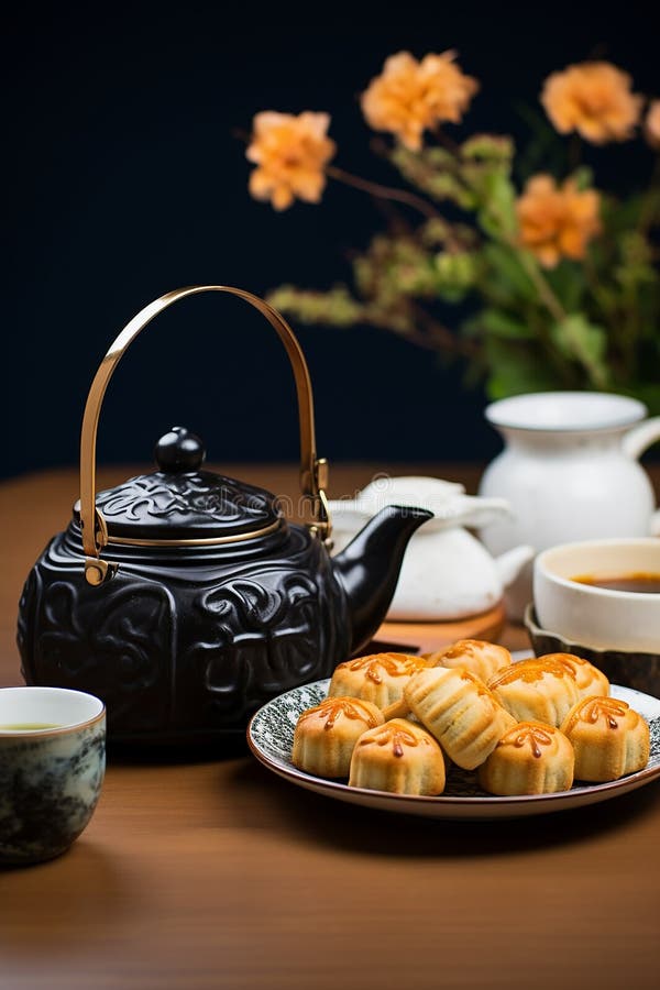 Hot Tea in a Wooden Teapot, a Cultural Refreshment Tradition Generated ...