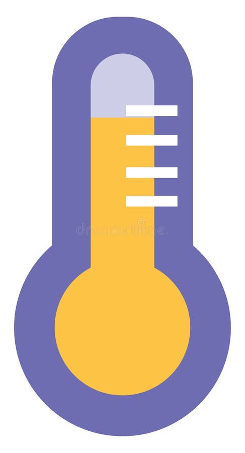 Hot Temperature Meter, Icon Stock Vector - Illustration of white, shiny ...