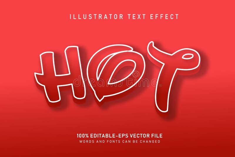 Hot Font Editable Stock Illustrations – 690 Hot Font Editable Stock ...