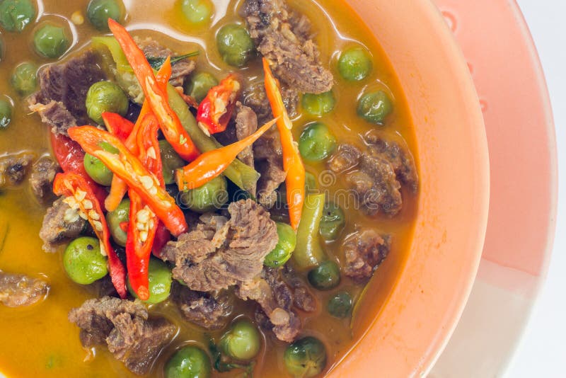 Hot Thai curry stock image. Image of ethnicity, beef - 32479253