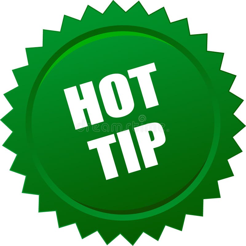 Hot tip seal stock vector. Illustration of button, element - 119299050