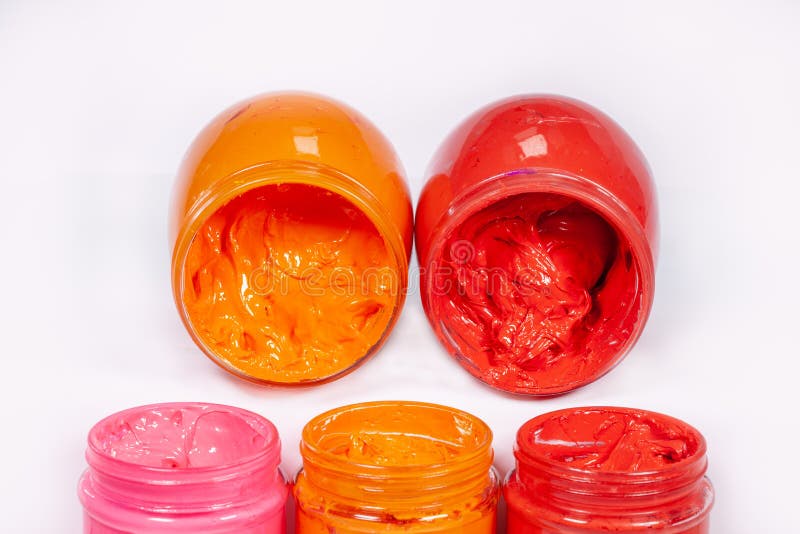 Hot Tone Color of Printing Screen Ink Stock Photo - Image of tone ...