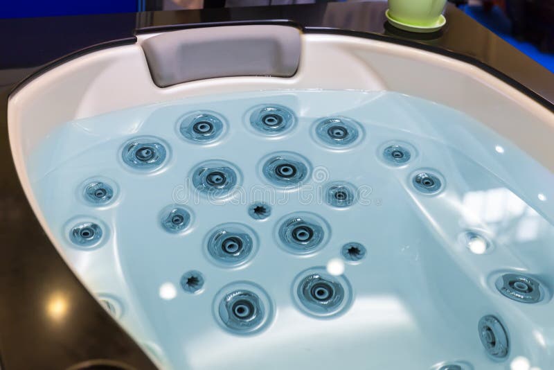 Jacuzzi Top View, Hot Tub, Luxury Bath Stock Photo - Image of care ...