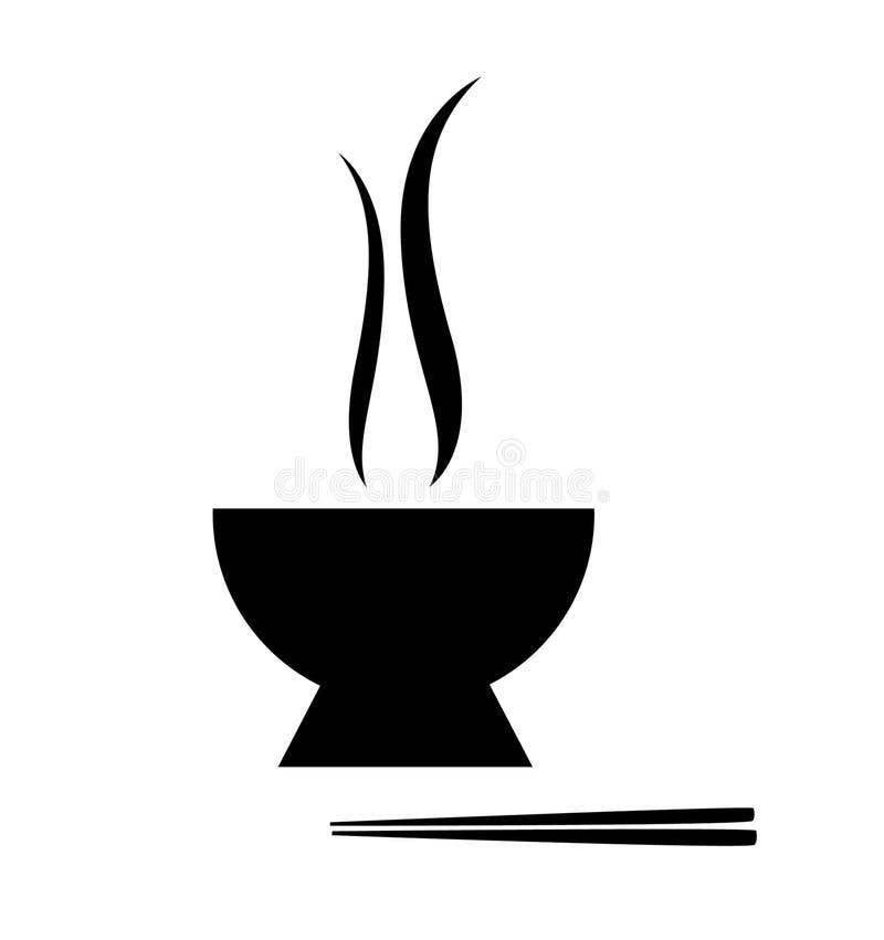 Hot Vegetable Soup. Vector Illustration Stock Vector - Illustration of ...