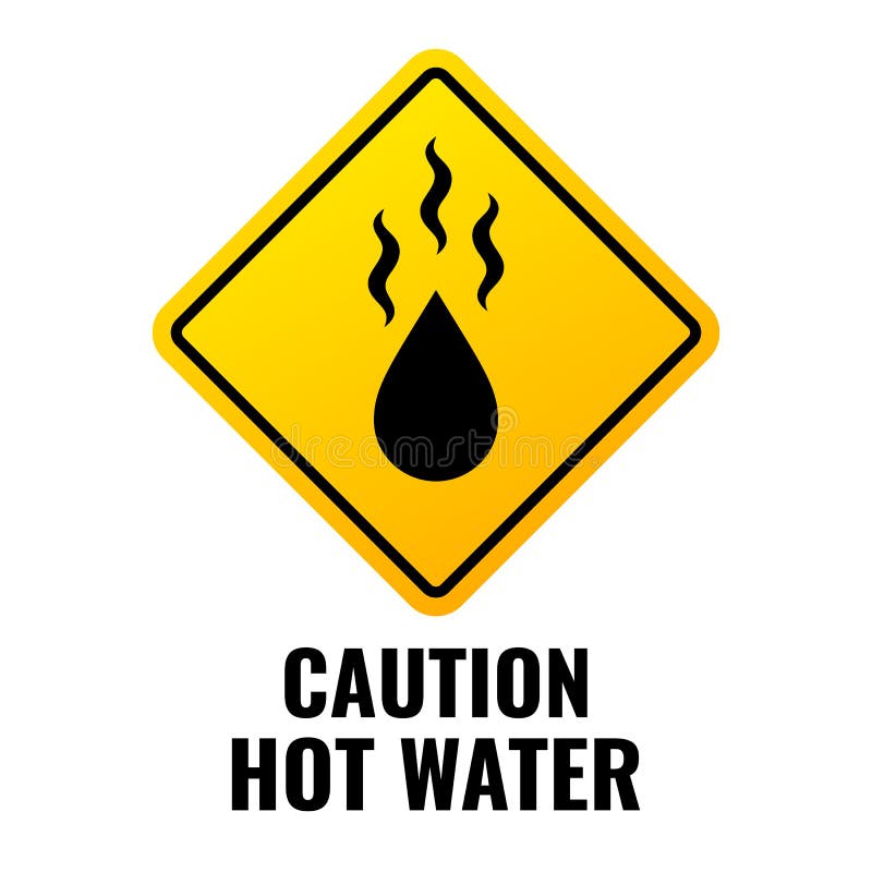 Hot Water Icon Caution Stock Illustrations – 580 Hot Water Icon Caution ...