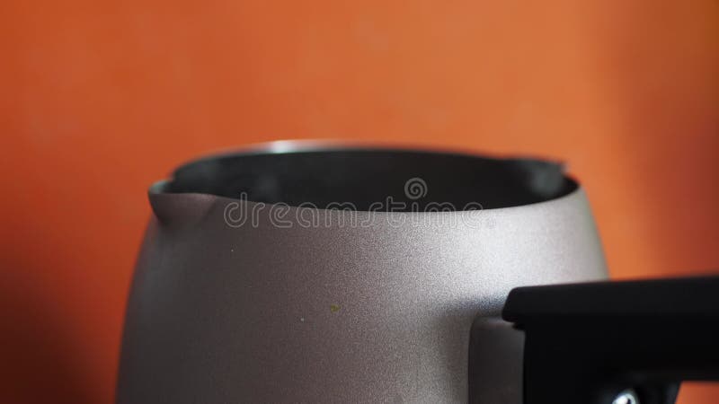 Boiling Water in a Jar on Table Stock Footage - Video of kettle ...