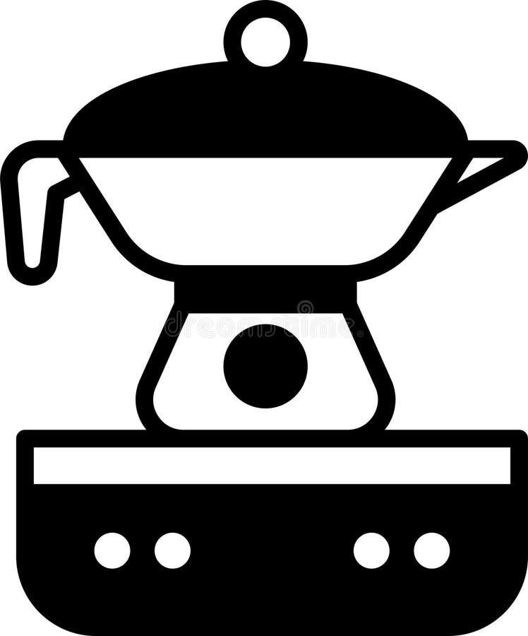 Hot Water Kettle for Making Coffee Icon Illustration in Line Style ...
