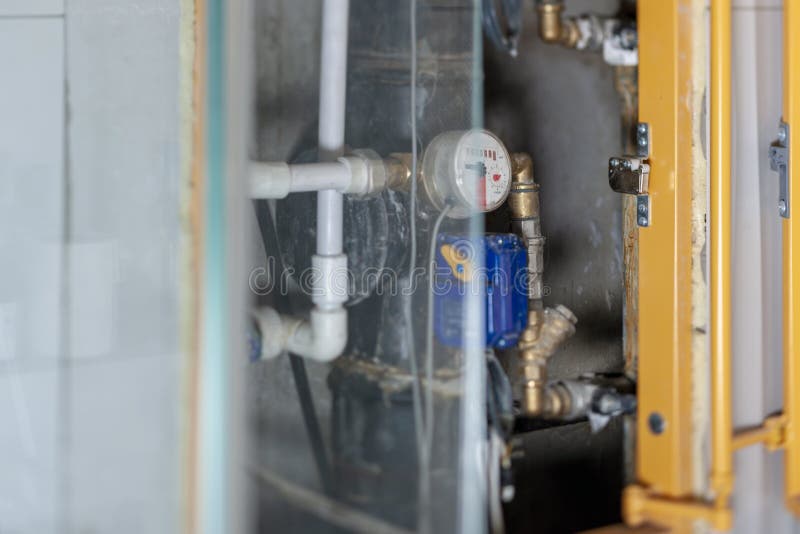 Hot water meter inspection stock photo. Image of pipe - 260101632 Hot water meter inspection stock photo. Image of pipe - 260101632