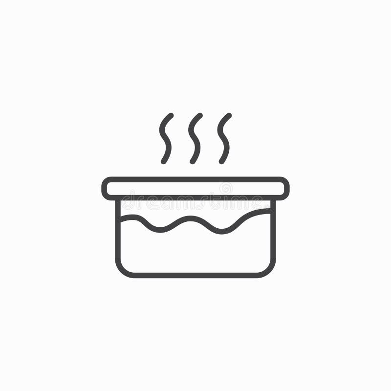 Hot Water vector icon set stock vector. Illustration of vector - 340398613