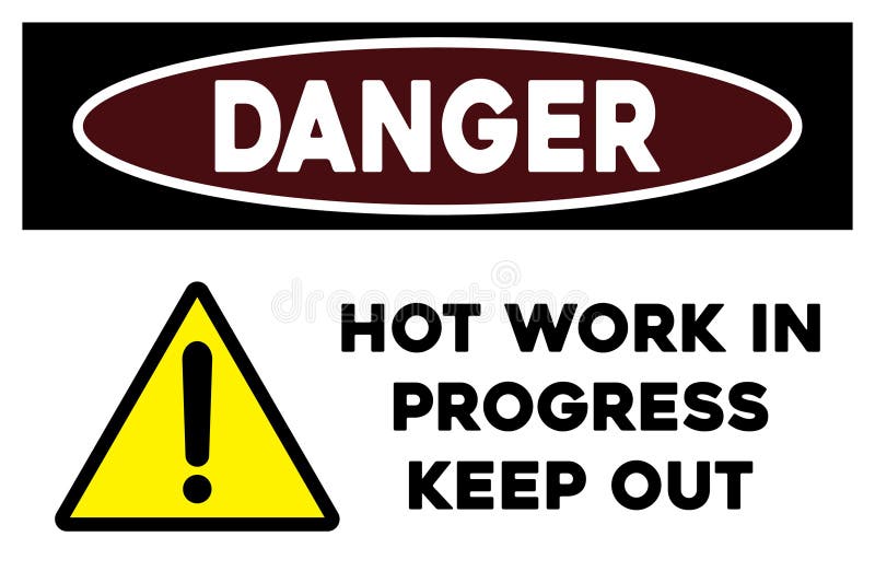 Caution Work Progress Stock Illustrations – 4,519 Caution Work Progress ...