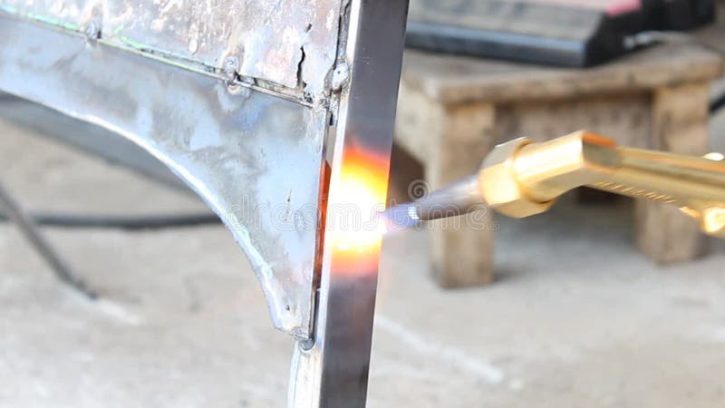 Hot Working by Use Hammering Iron Technique: Forging Hot Iron Stock ...