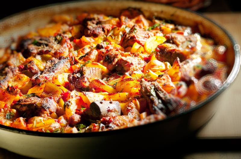 Hotchpotch with lamb stock image. Image of potato, lamb - 13720239