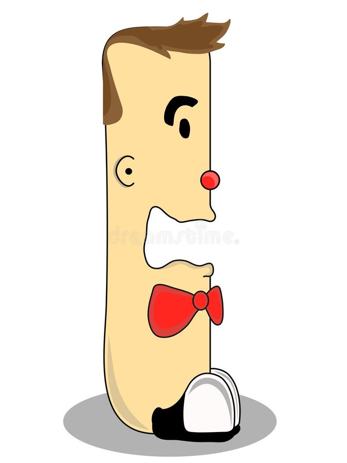 Lachender Mann Der Karikaturzeichnung Stock Abbildung - Illustration ...