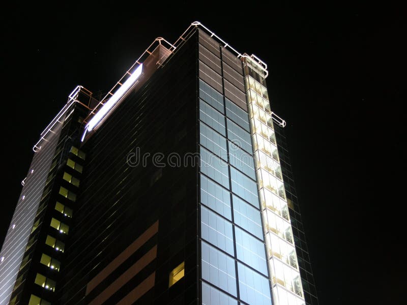 Hotel stock photo. Image of lights, night, building, late - 33802