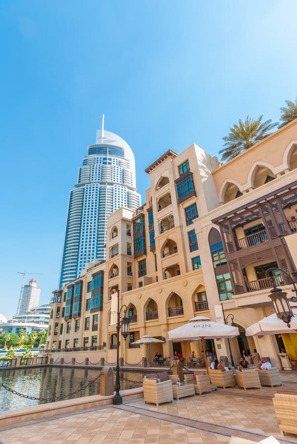 The Address Downtown Dubai stock photo. Image of modern - 42361514