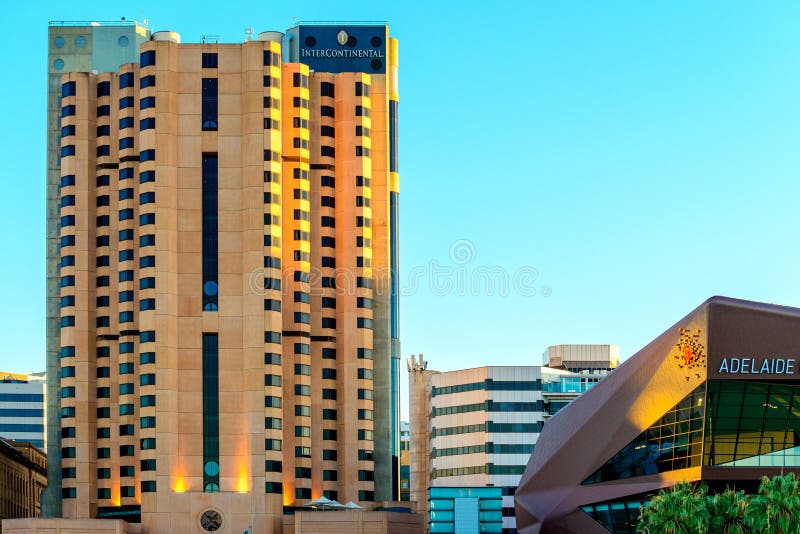 Hotel Adelaide Intercontinental Imagen de archivo editorial - Imagen de ...