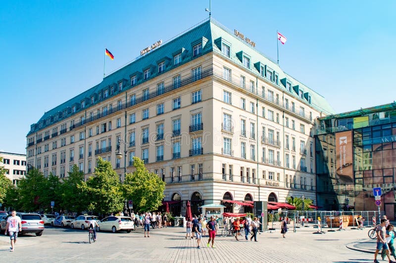 Hotel Adlon In Berlin. It Is Part Of The Kempinski Group And The ...