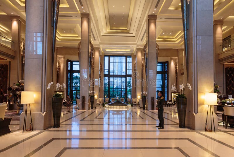 Hotel editorial image. Image of business, interior, bright - 79788805