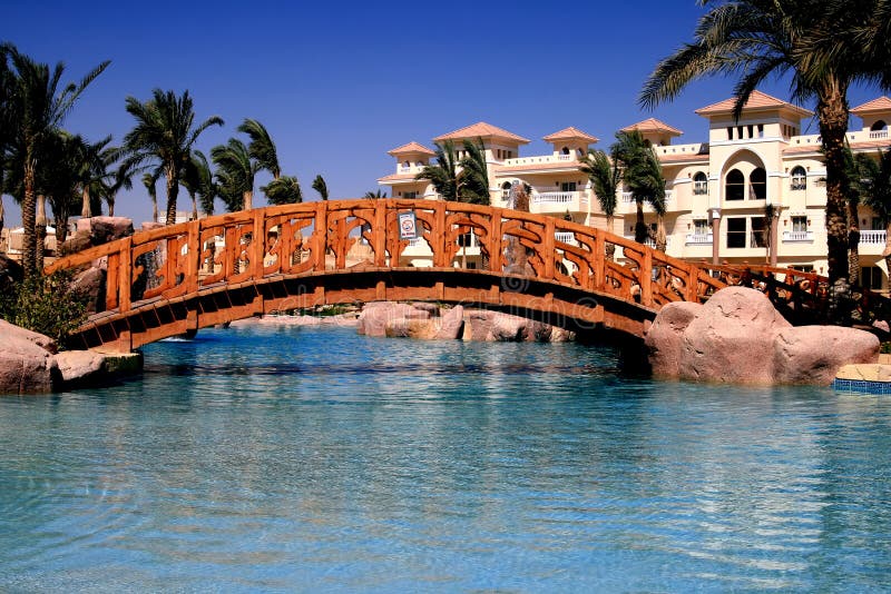 Hotel Azure Club stock photo. Image of nature, palm, leisure - 9377338