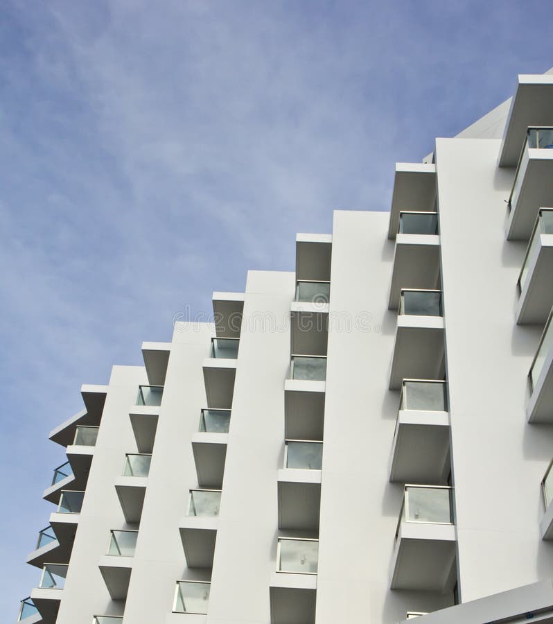 Hotel balcony. stock image. Image of architecture, light - 26653125