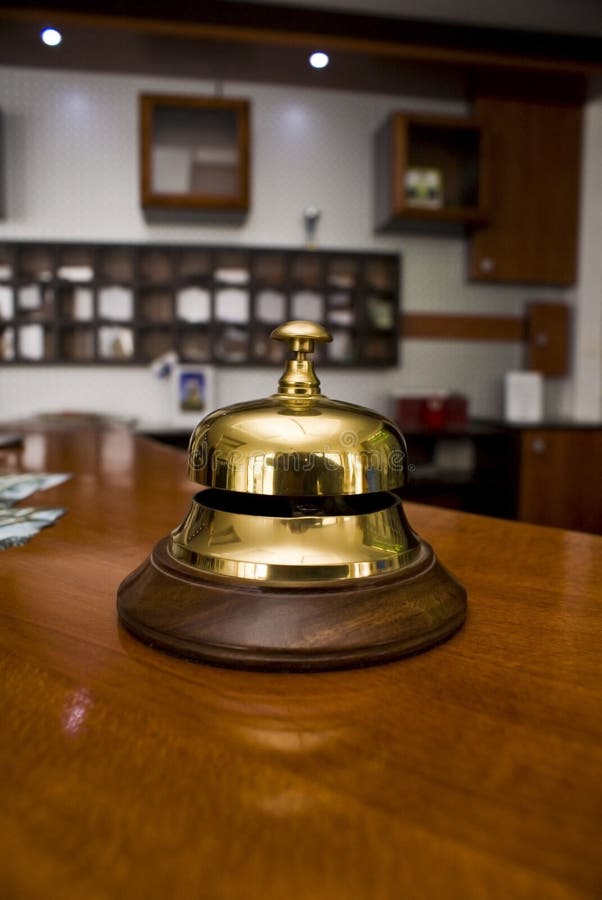 Hotel bell stock image. Image of desk, object, lobby - 13205107