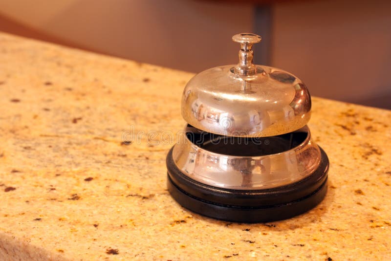 Hotel bell stock photo. Image of help, clerk, motel, jingle - 15633680